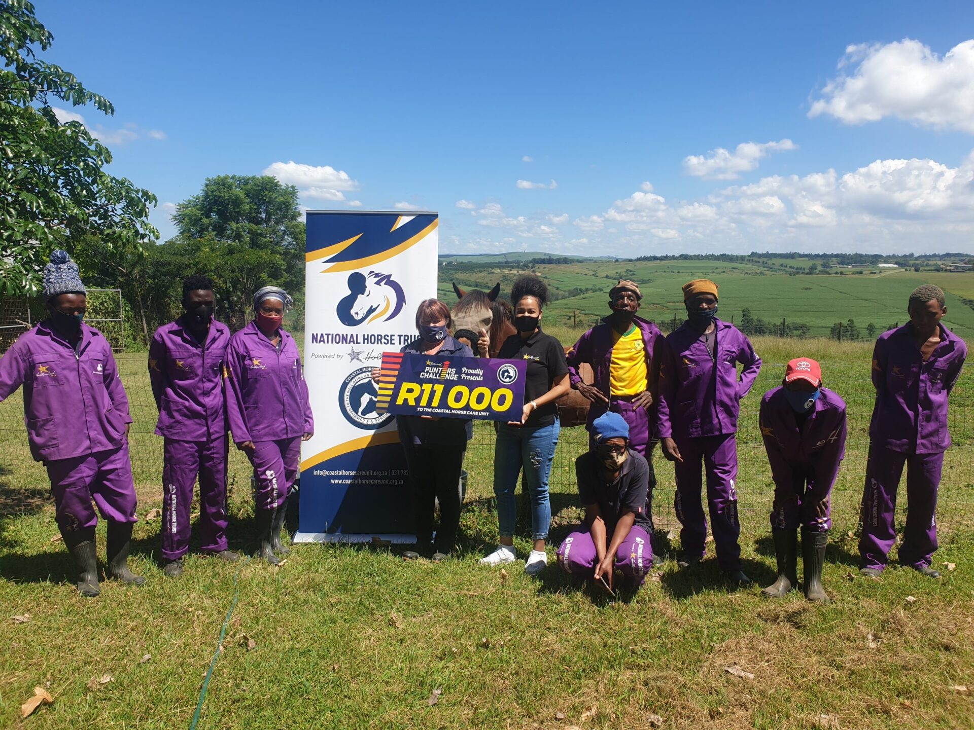 R11 000 DONATED TO THE NATIONAL HORSE TRUST COURTESY OF THE ...