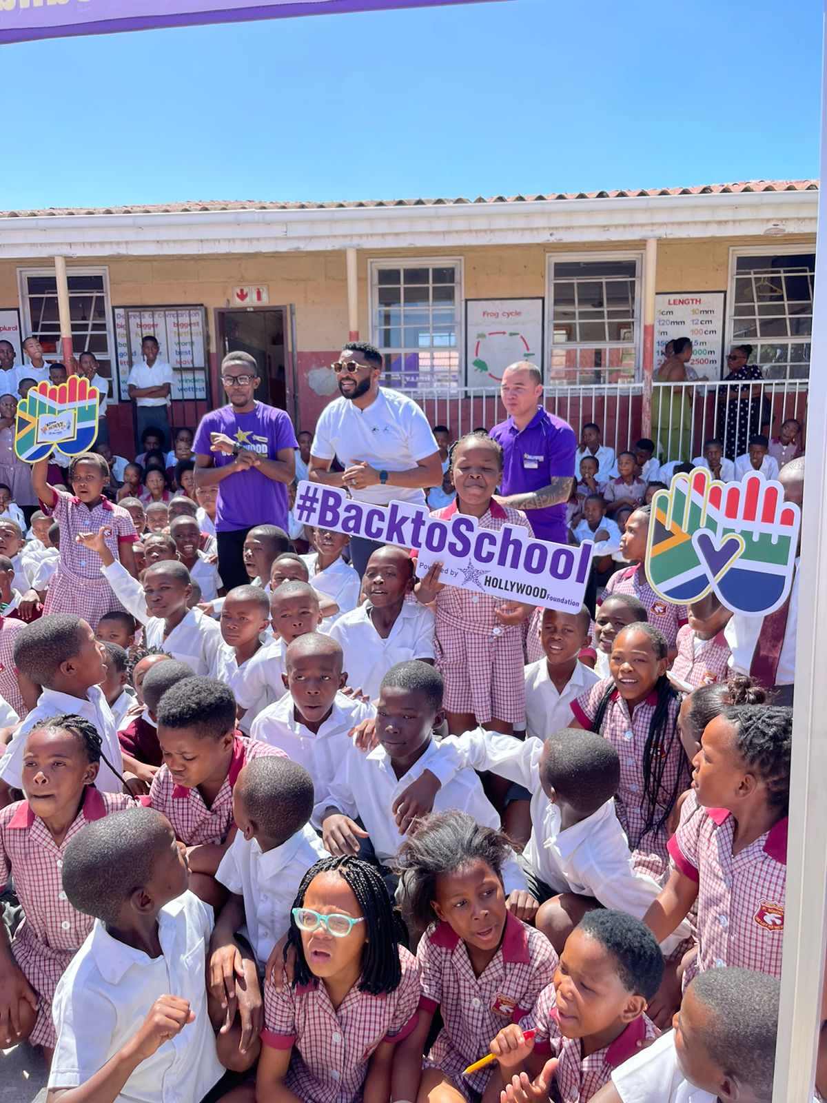 Back to School campaign with Andile Nebulane | Hollywood Foundation