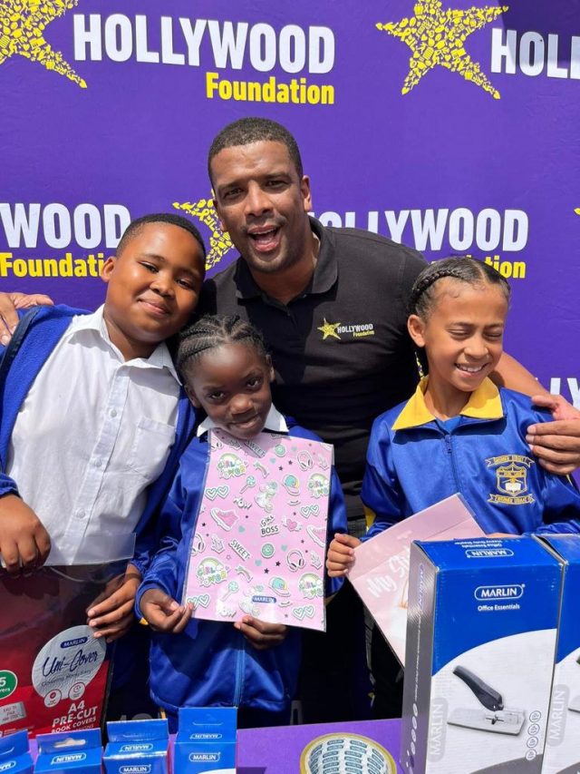 Vernon Philander partners Back to School campaign | Hollywood Foundation