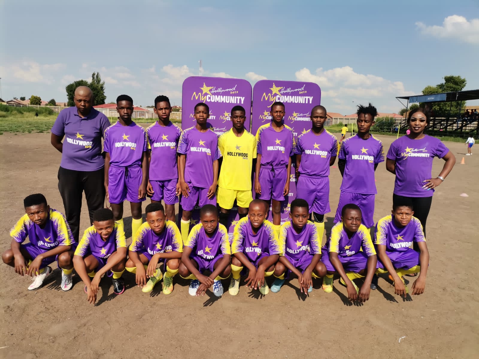 Rising Stars FC received new soccer kits for the team. | Hollywood ...